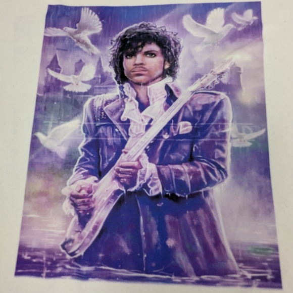 Prince | Tops | Prince With Guitar When Doves Cry White With Bold ...